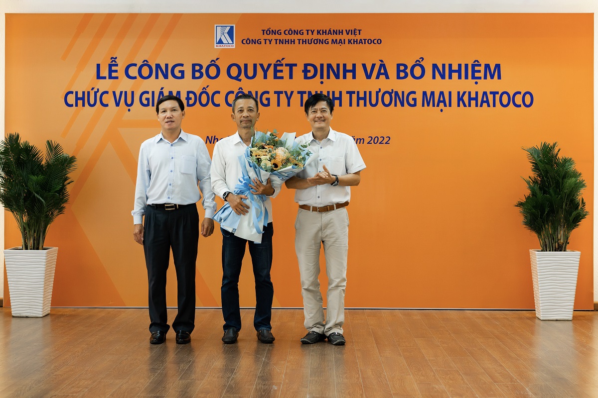 Lễ công bố Quyết định bổ nhiệm Giám đốc Công ty TNHH Thương mại Khatoco